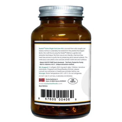 Rosita Extra Virgin Cod Liver Oil (EVCLO) Softgels – 15% OFF | Pure ...